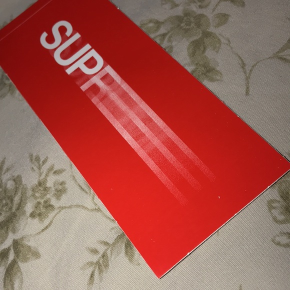 Supreme | Accessories | X Supreme Motion Logo Stickr | Poshmark